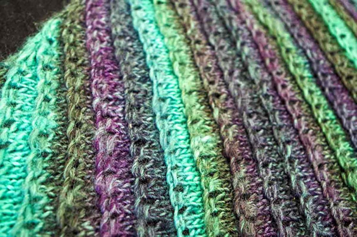 Knitting surface stitches as you go - KNITmuch