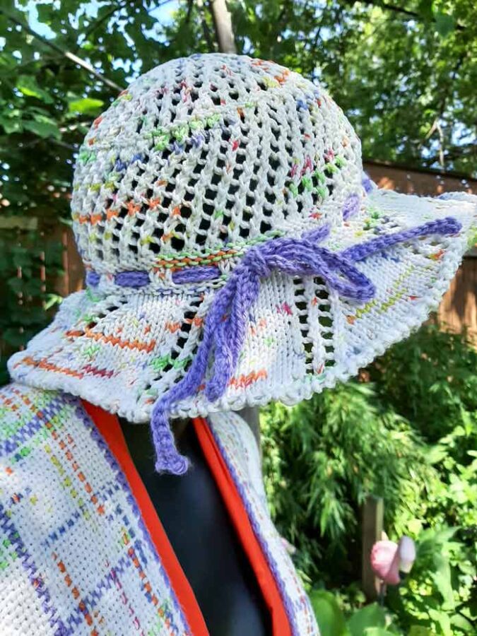 Knitting a sun hat that is cool and breezy - KNITmuch