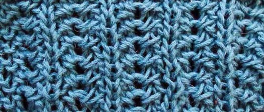 Try this ribbing to edge your knitted sweaters